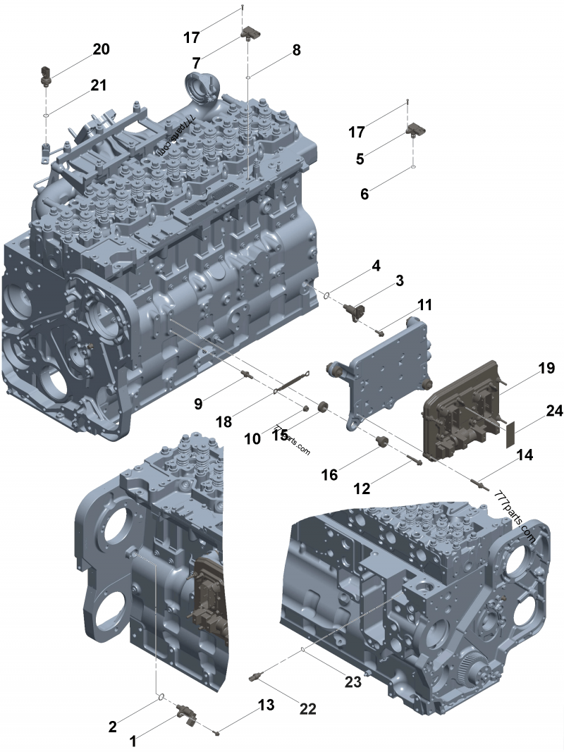 2897334 Pressure temperature sensor - Cummins spare part | 777parts.com