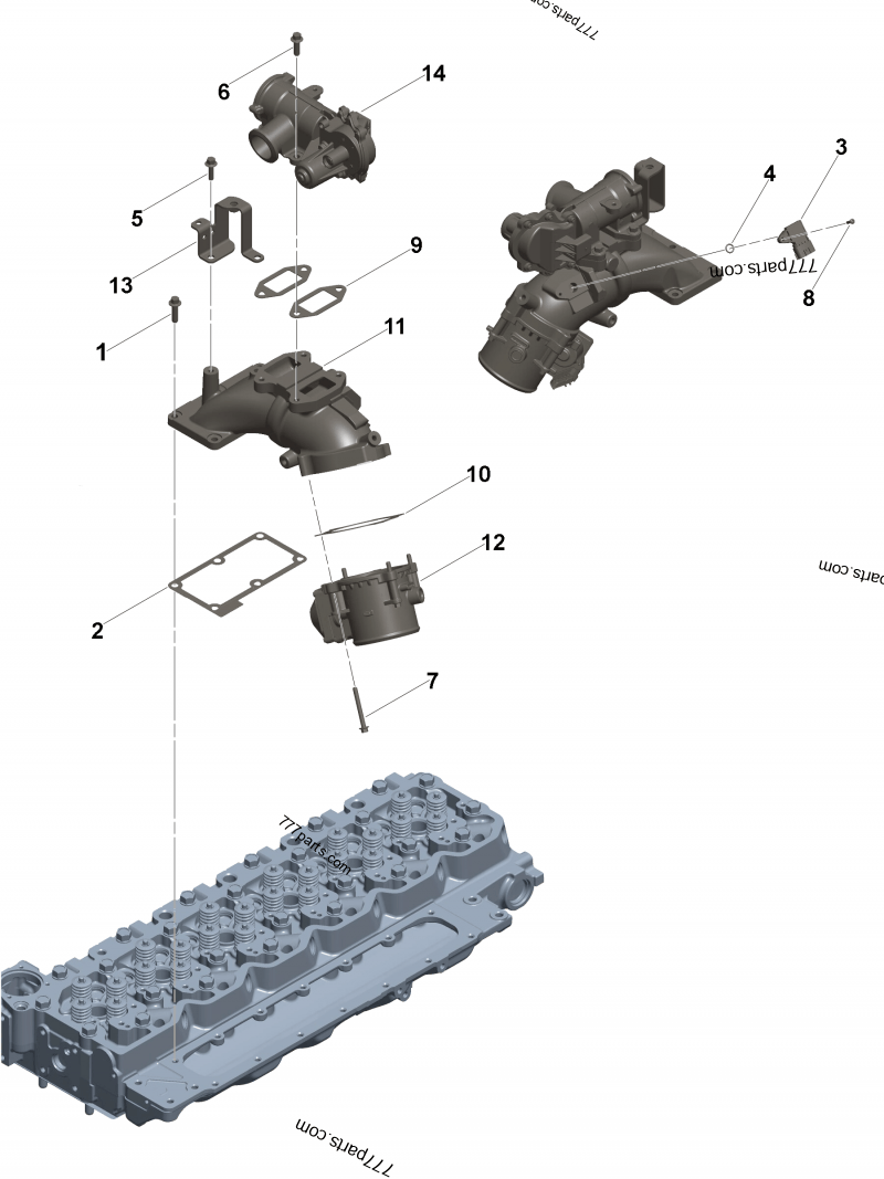 2897334 Pressure temperature sensor - Cummins spare part | 777parts.com