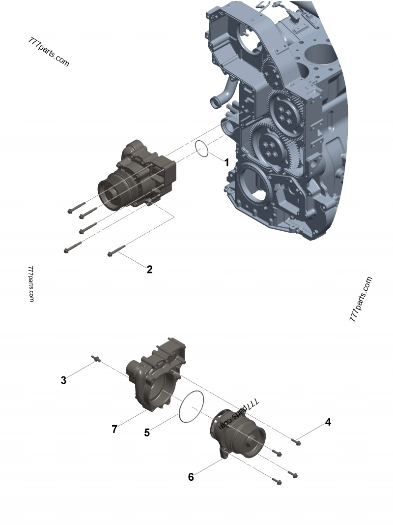 5579269 Water pump kit - Cummins spare part | 777parts.com