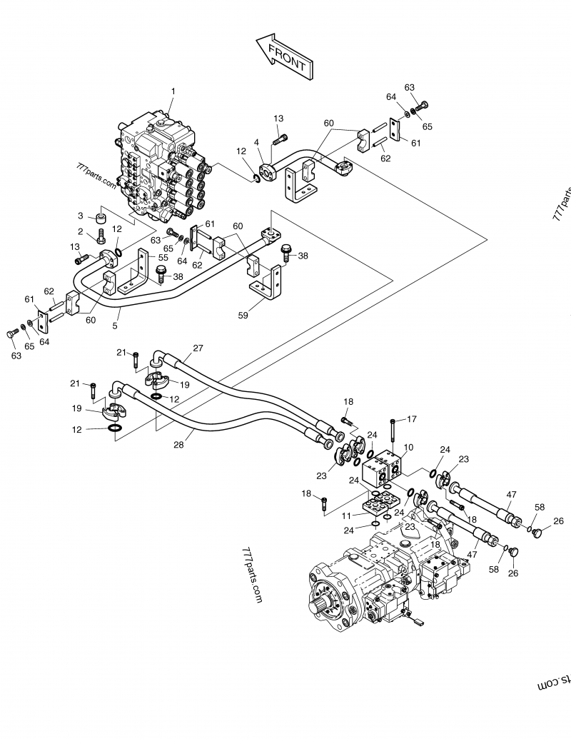 114-00553 SPACER - 11400553 - Doosan spare part | 777parts.com