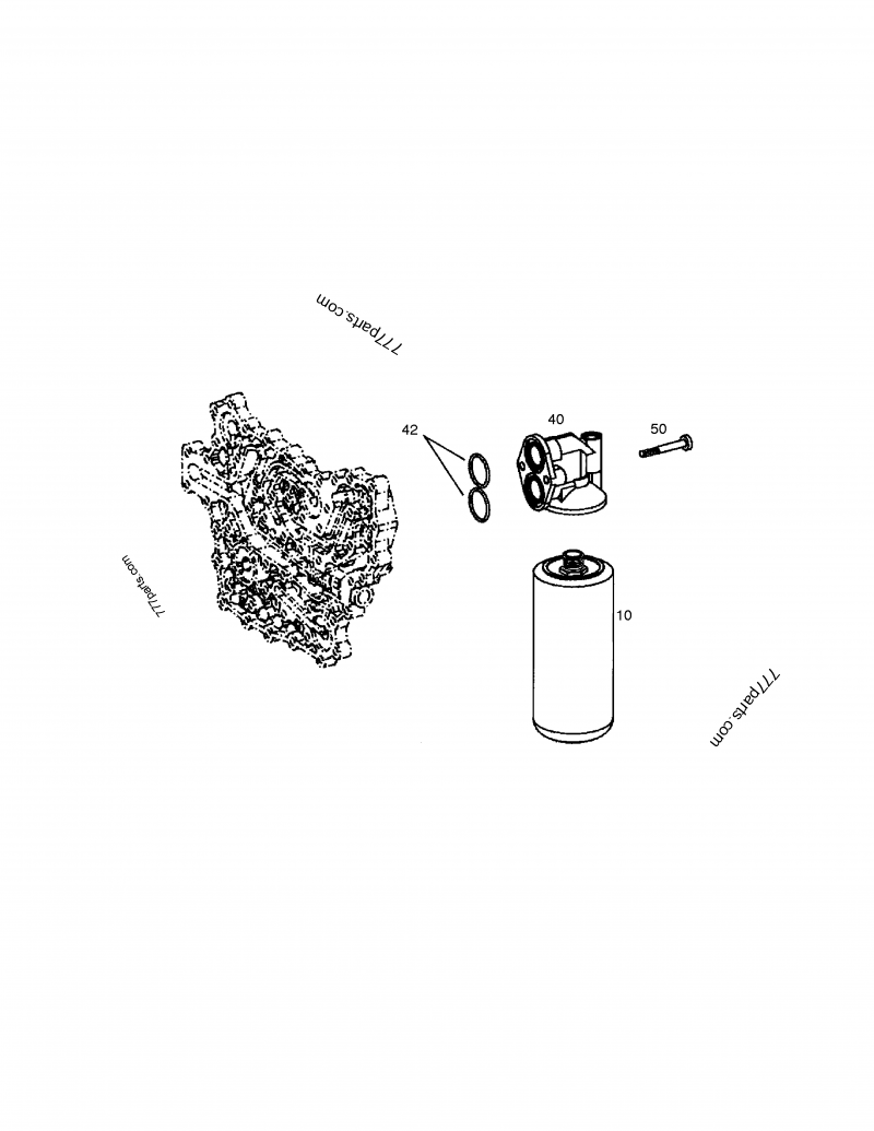 1.451-00170 HEAD, FILTER - 145100170 - Doosan spare part | 777parts.com