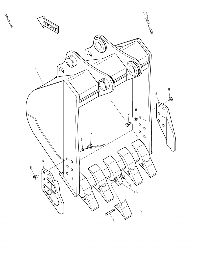114-00246 WASHER, LOCKING - 11400246 - Doosan spare part | 777parts.com