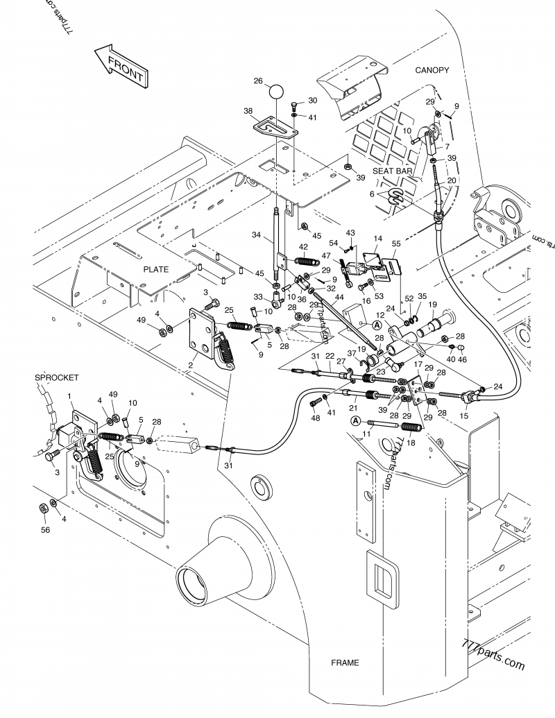 K1021015 SPACER - Doosan spare part | 777parts.com