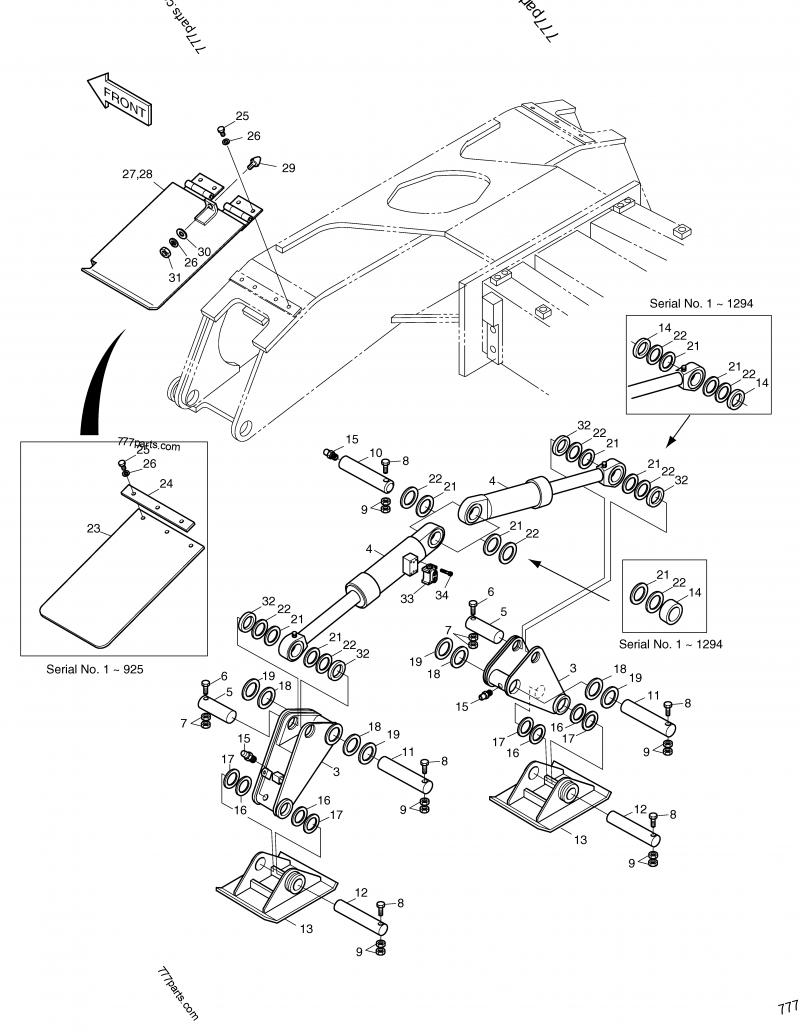 123-00026 PIN - 12300026 - Doosan spare part | 777parts.com