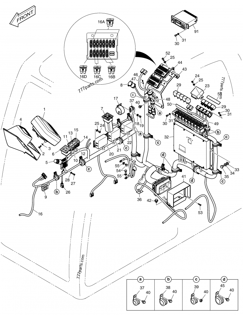 543-00106 CONTROLLER, WIPER - 54300106 - Doosan spare part | 777parts.com