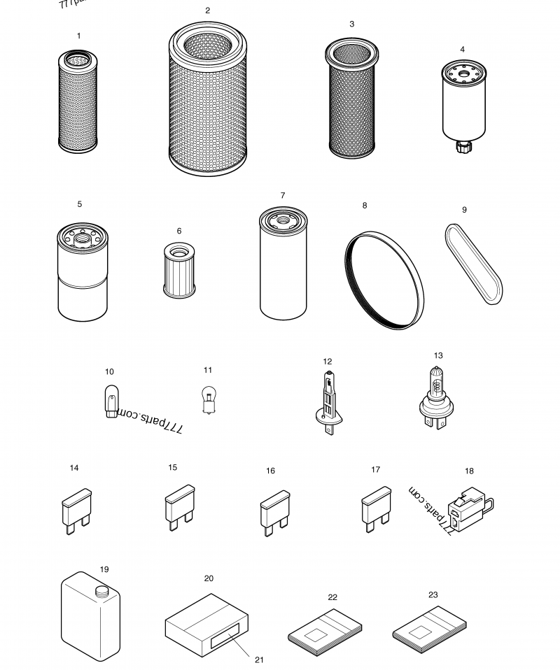 474-00006 ELEMENT, FILTER for outer of air-cleaner - 47400006 - Doosan ...