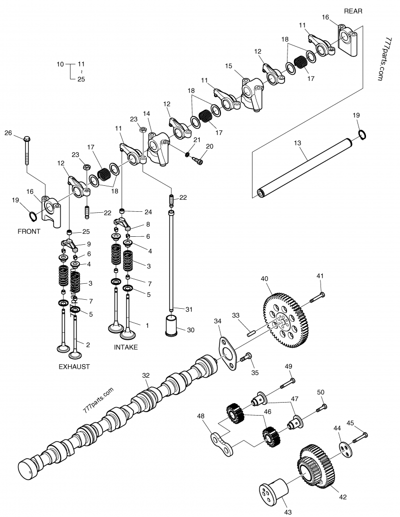 65.11301-5002 Gear Drive Injection Pump - 65113015002 - Doosan spare ...