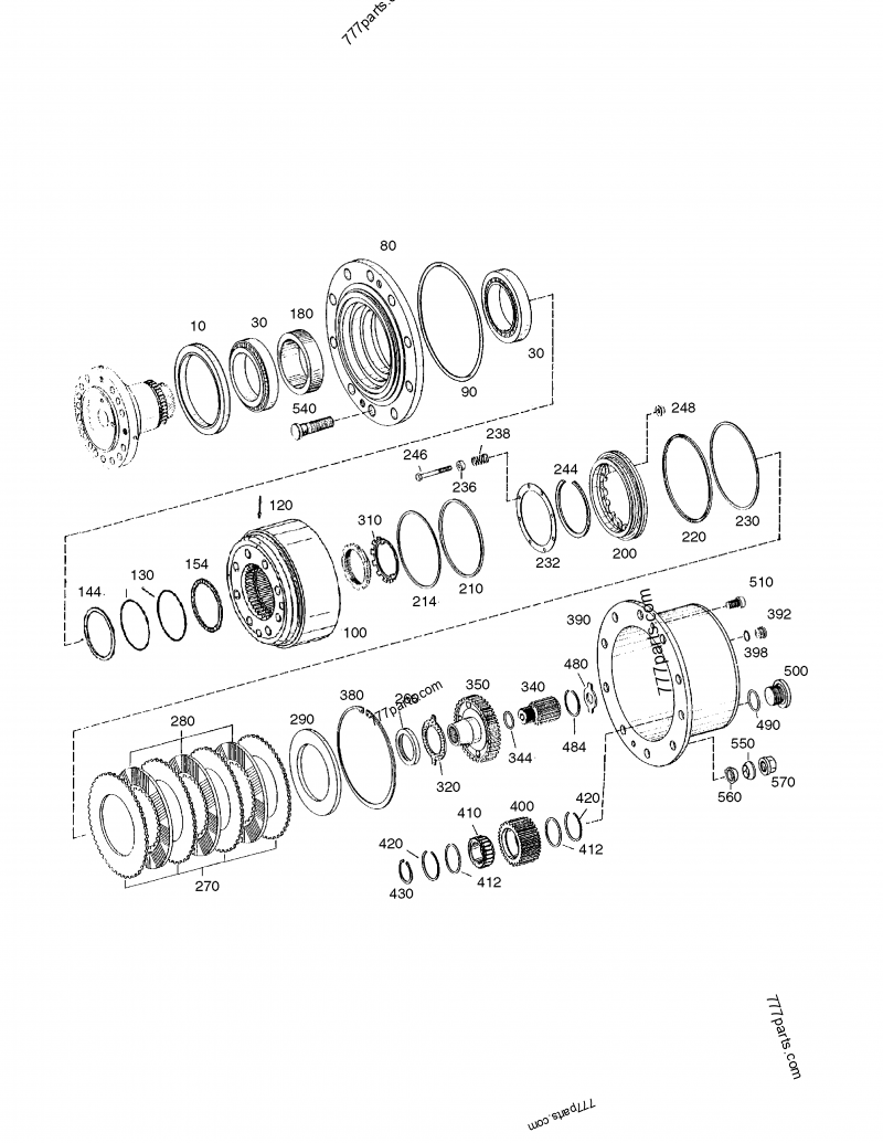 4472 320 105 DISC, O.CLUTCH (t=3mm) - 4472320105 - Doosan spare part ...