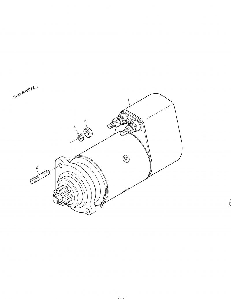 65.26201-7058A STARTER(DAC) - 65262017058a - Doosan spare part ...