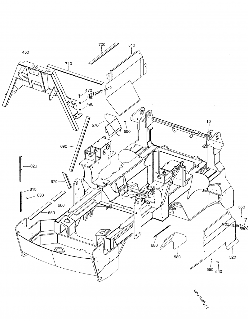 MX513157 BEAM - Doosan spare part | 777parts.com