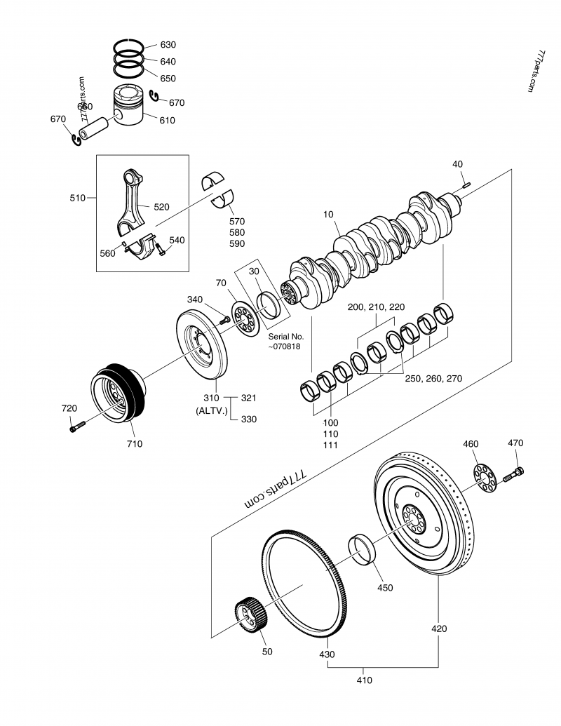 65.02201-7033 DAMPER, VISCOUS - 65022017033 - Doosan spare part ...