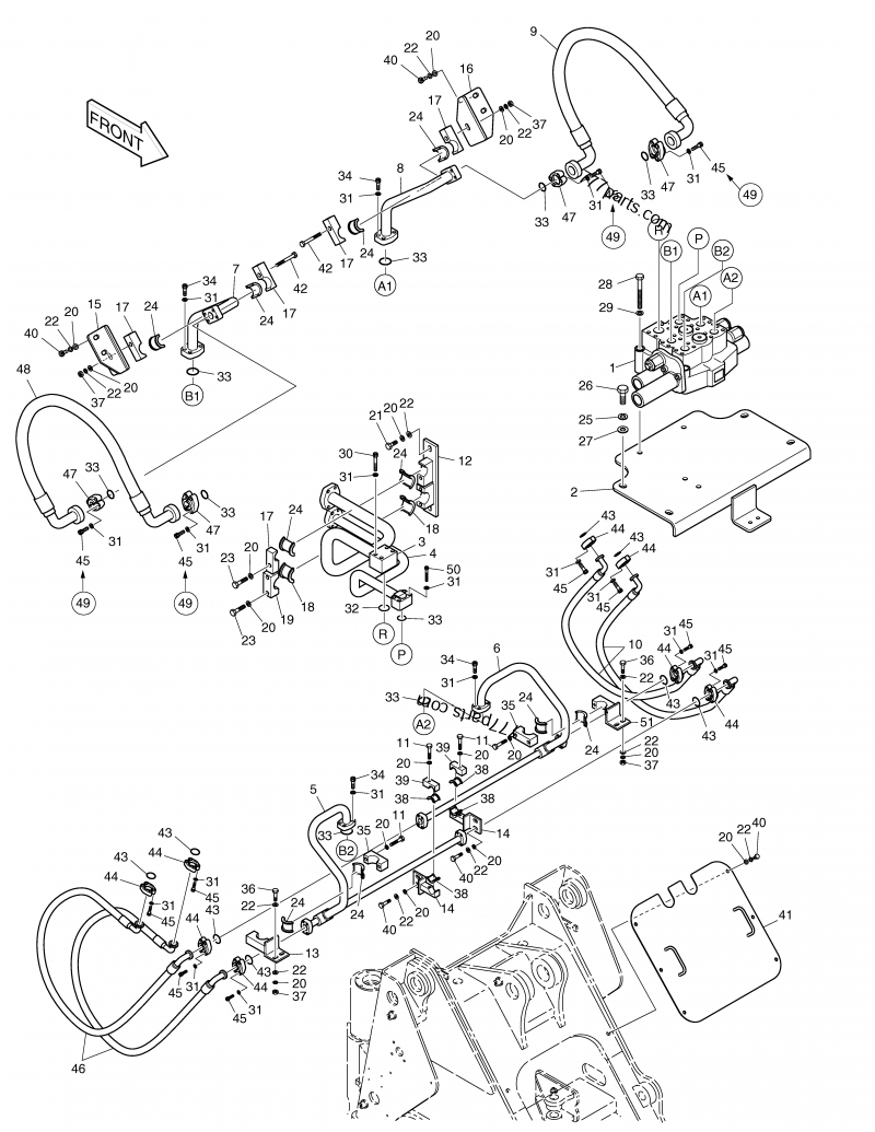 2161-2481 RUBBER - 21612481 - Doosan spare part | 777parts.com