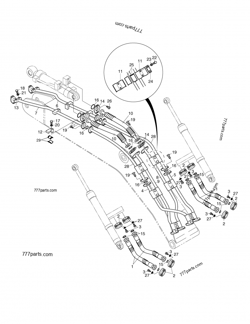 2161-2481 RUBBER - 21612481 - Doosan spare part | 777parts.com