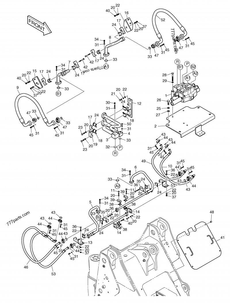2161-2481 RUBBER - 21612481 - Doosan spare part | 777parts.com