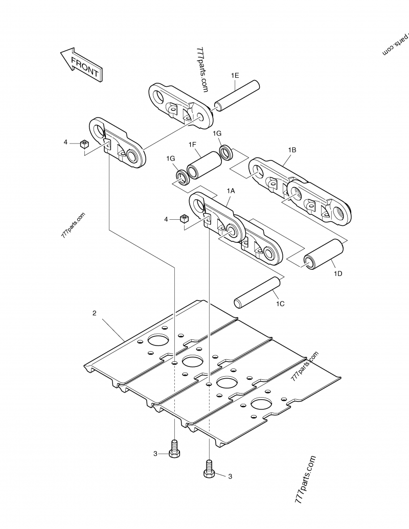 2123-6114 PIN, MASTER - 21236114 - Doosan spare part | 777parts.com