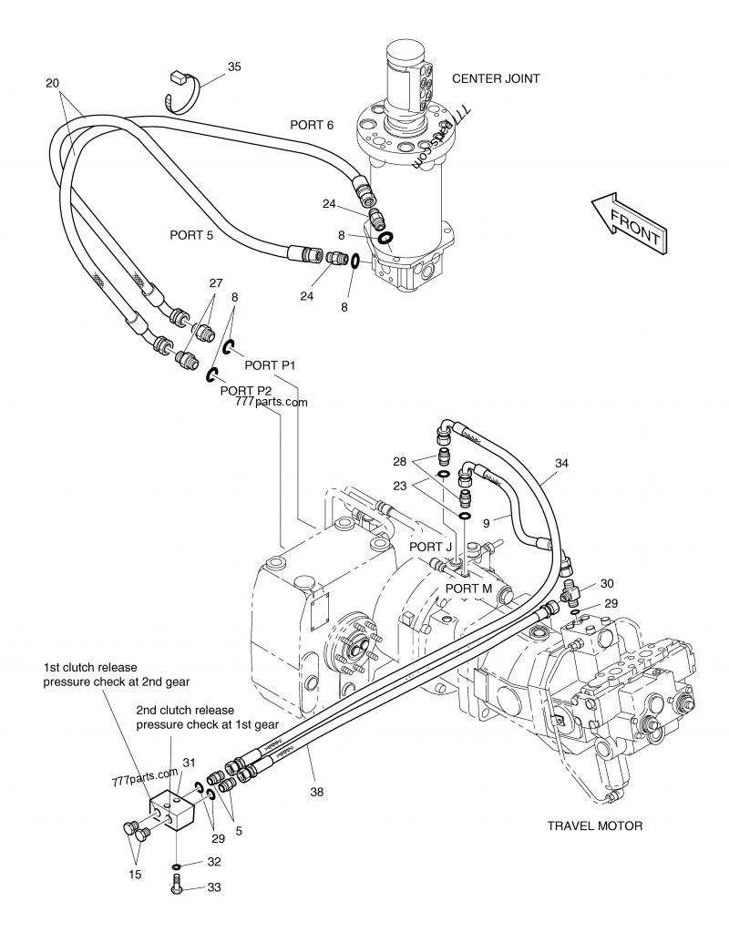 2181-1126D56 ADAPTER - 21811126d56 - Doosan spare part | 777parts.com