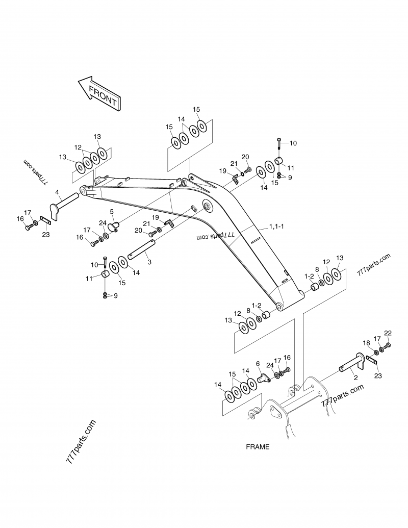 2123-2024 PIN - 21232024 - Doosan spare part | 777parts.com