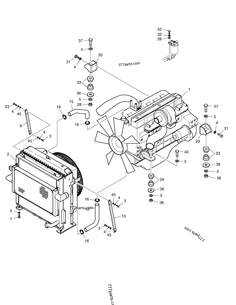 2161-9065 RUBBER, ENGINE MOUNTING - 21619065 - Doosan spare part ...