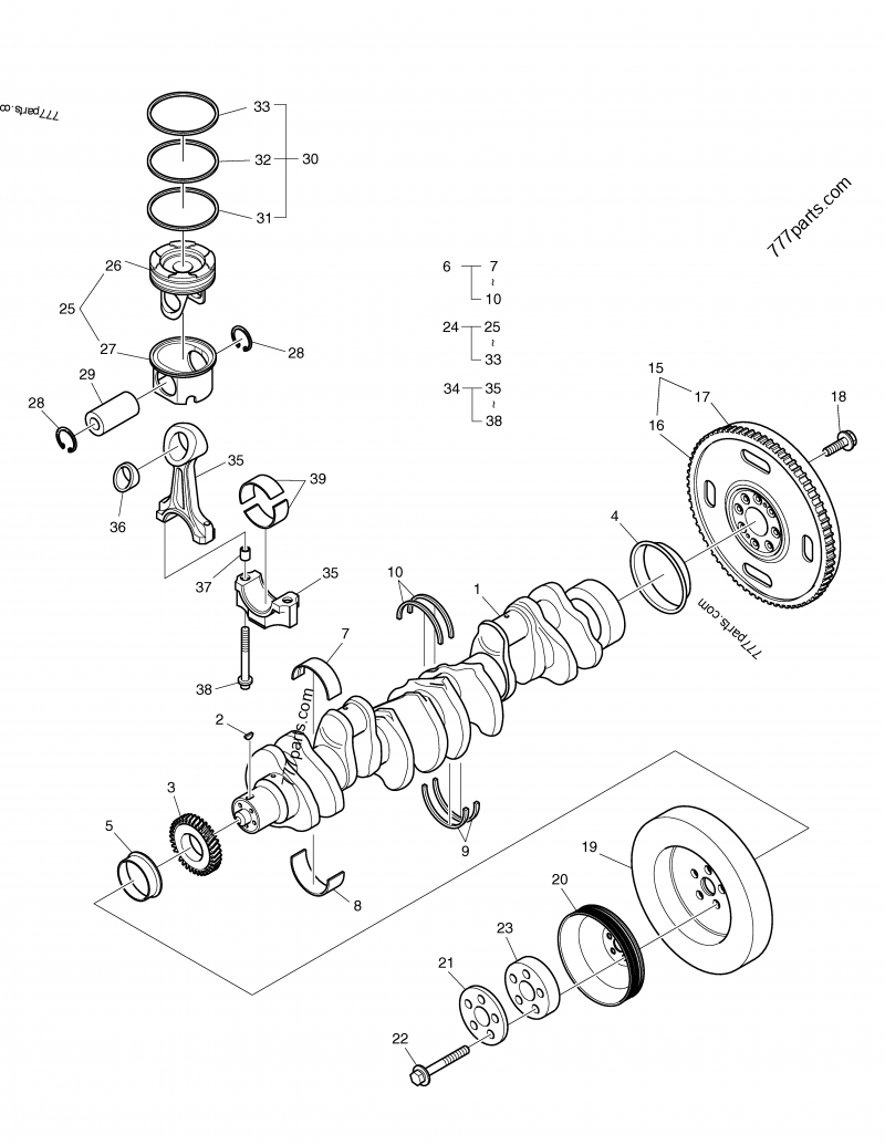 K9003177 DAMPER, VIBRATION - Doosan spare part | 777parts.com
