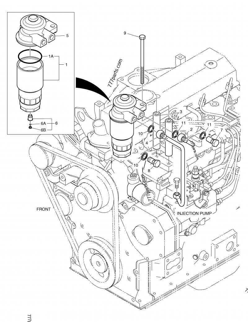K1022446 SENSOR, FLUID LEVEL - Doosan spare part | 777parts.com