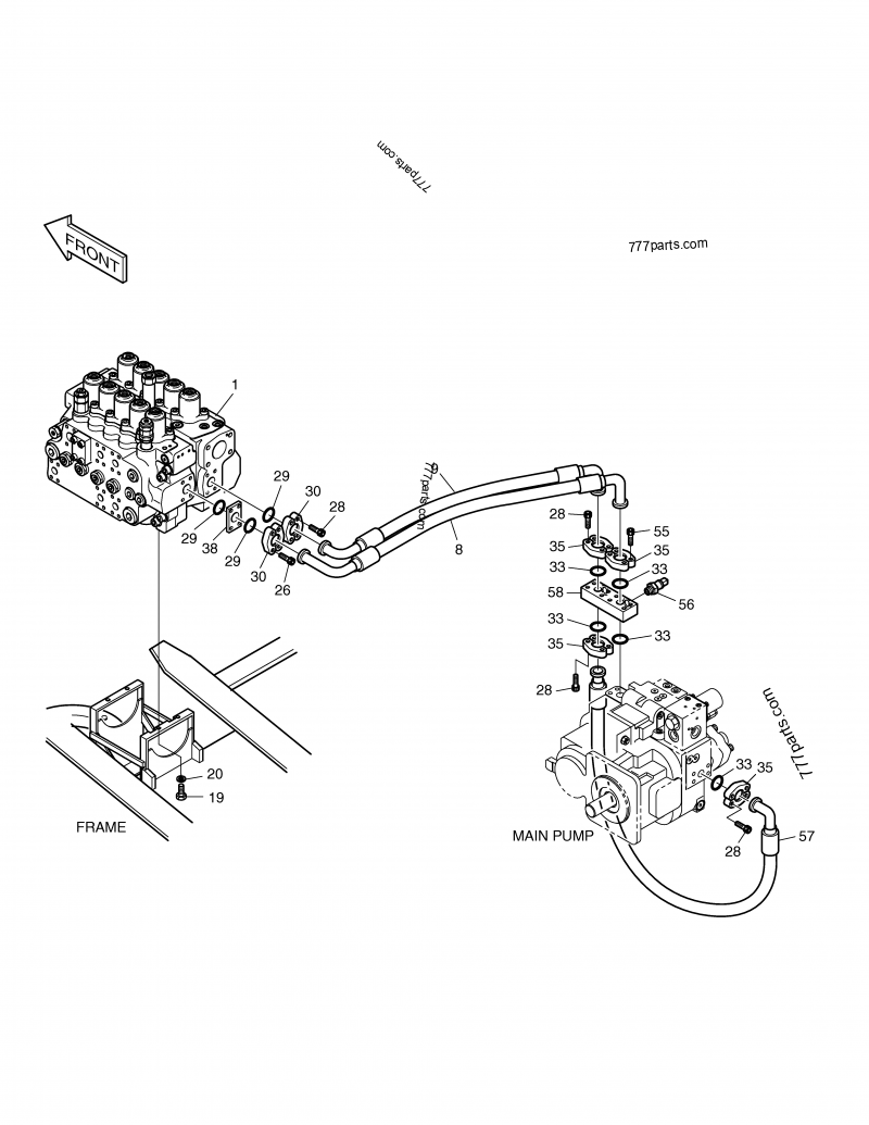 2180-1026D19 O-RING - 21801026d19 - Doosan spare part | 777parts.com
