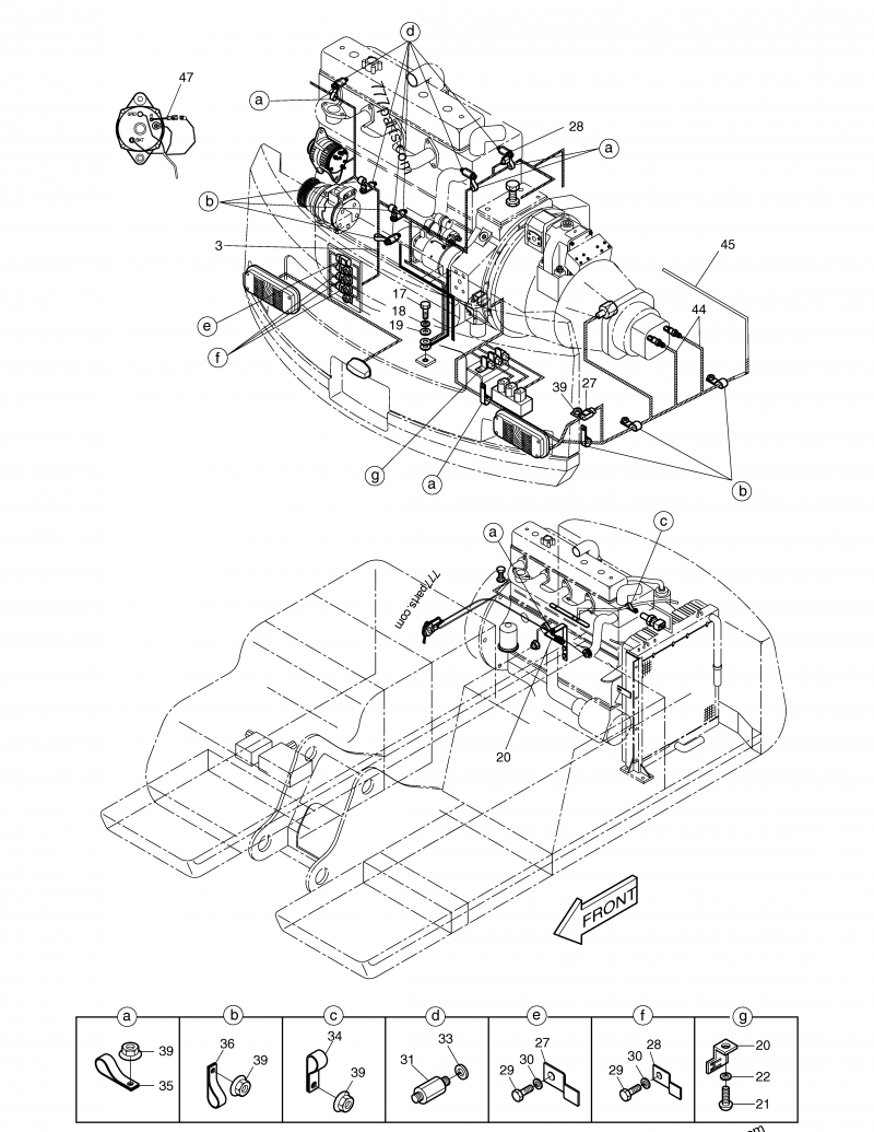 2530-1742 HARNESS, JOINT - 25301742 - Doosan spare part | 777parts.com
