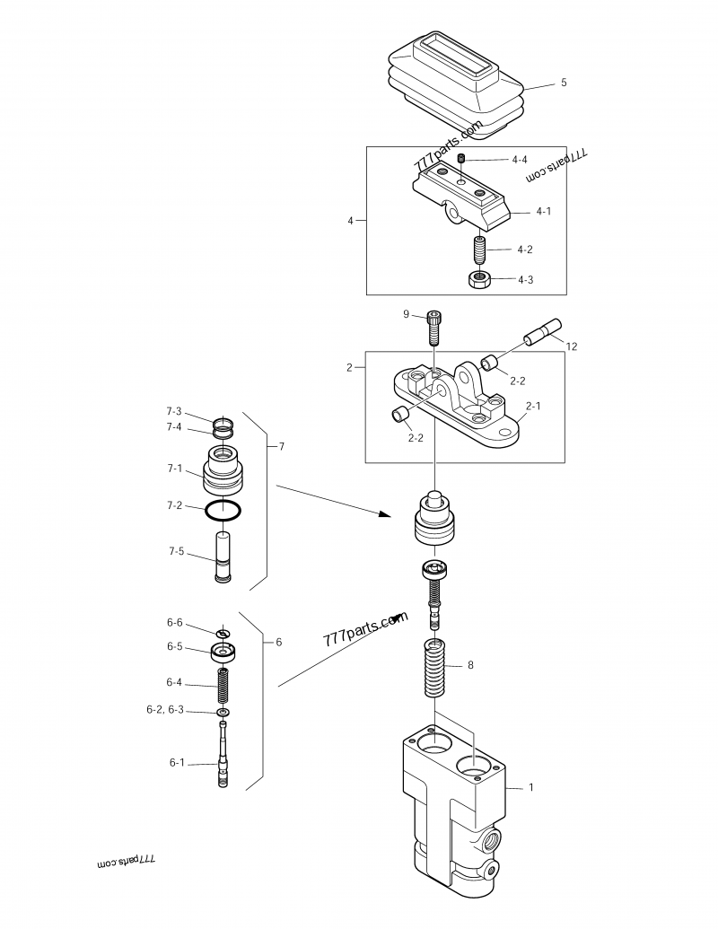 402-00036 SPOOL ASS`Y - 40200036 - Doosan spare part | 777parts.com
