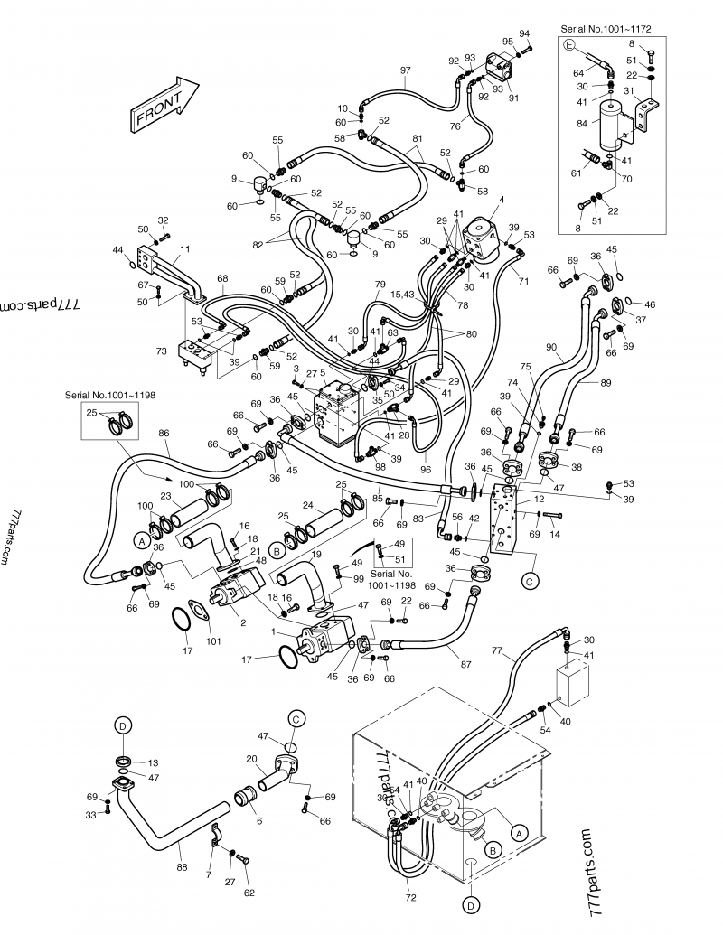 4420-9565A VALVE, UNLOADING - 44209565a - Doosan spare part | 777parts.com