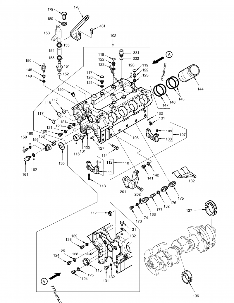 65.01111-6539 BEARING, THRUST - 65011116539 - Doosan spare part ...