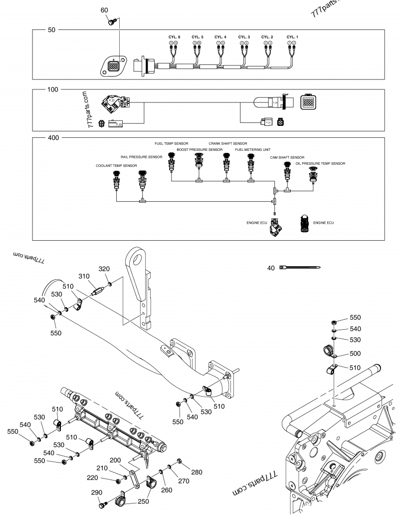 65.29101-6155A Wire Electric - 65291016155a - Doosan spare part ...