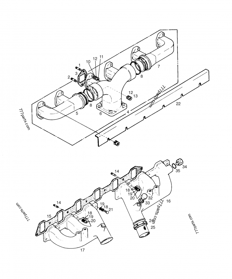 65.08092-0017 GASKET(INTAKE MANIFOLD) - 65080920017 - Doosan spare part ...
