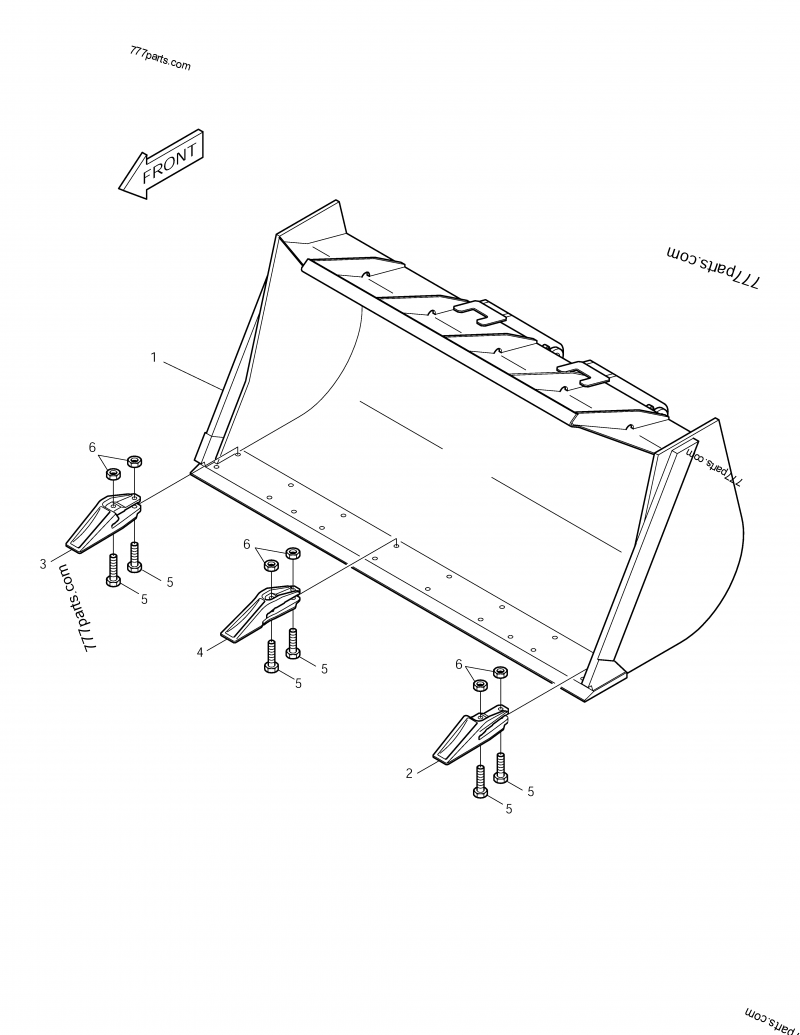 2983-341M91B POINT, TOOTH - 2983341m91b - Doosan spare part | 777parts.com