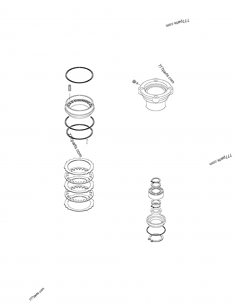 109-00099 BEARING, ROLLER - 10900099 - Doosan spare part | 777parts.com
