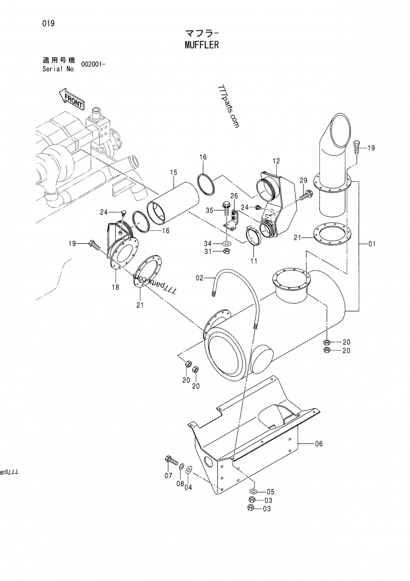 8091306 LINE - Hitachi spare part | 777parts.com