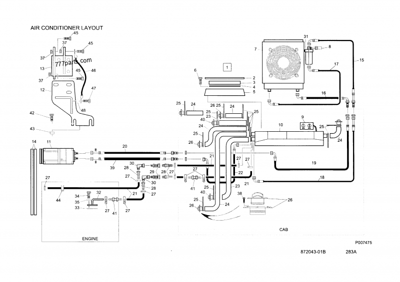 241815B AIN BOX ASSEMBLY - REWORKED - Hitachi spare part | 777parts.com