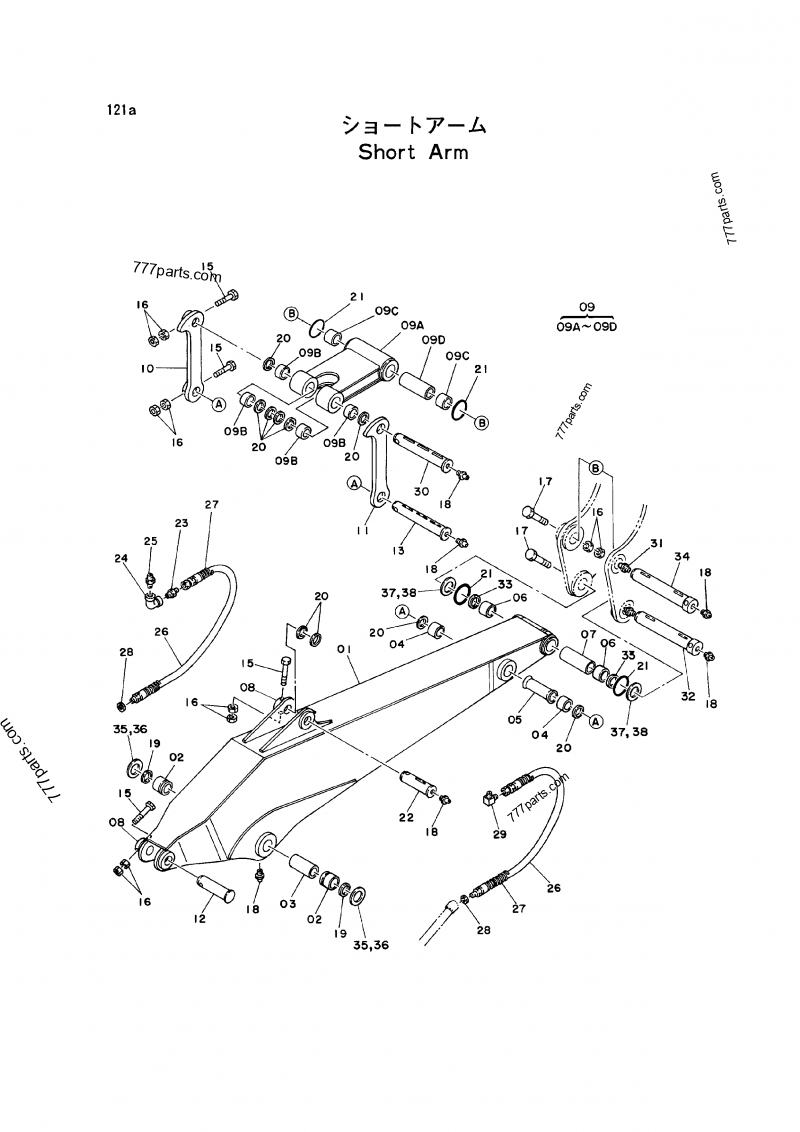 9029419 ARM - Hitachi spare part | 777parts.com