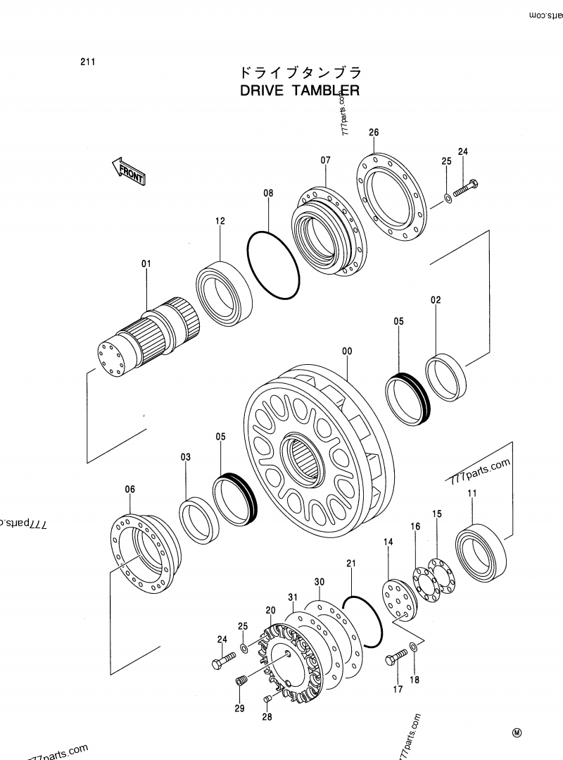 4085857 WASHER - Hitachi spare part | 777parts.com