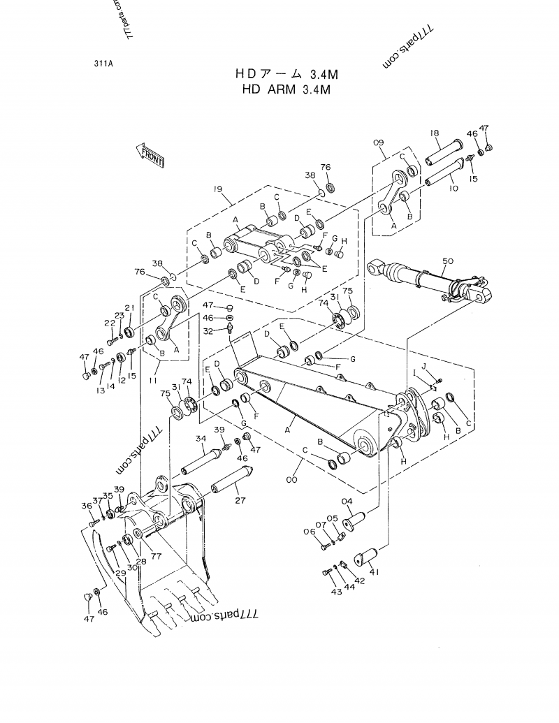 4251766 SEAL - Hitachi spare part | 777parts.com