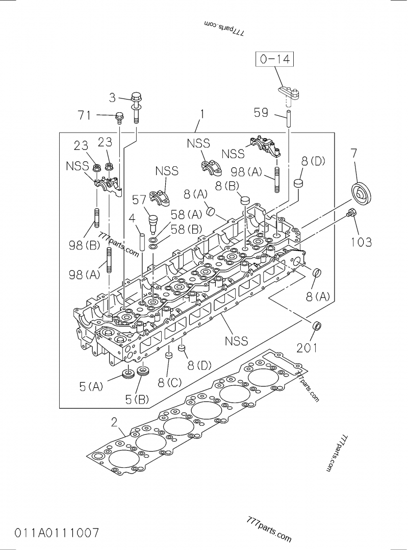 8971223600 CLIP - Hitachi spare part | 777parts.com