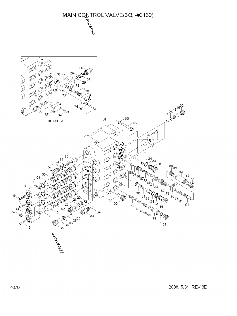 XJDB-00085 PLUNGER - xjdb00085 - Hyundai spare part | 777parts.com