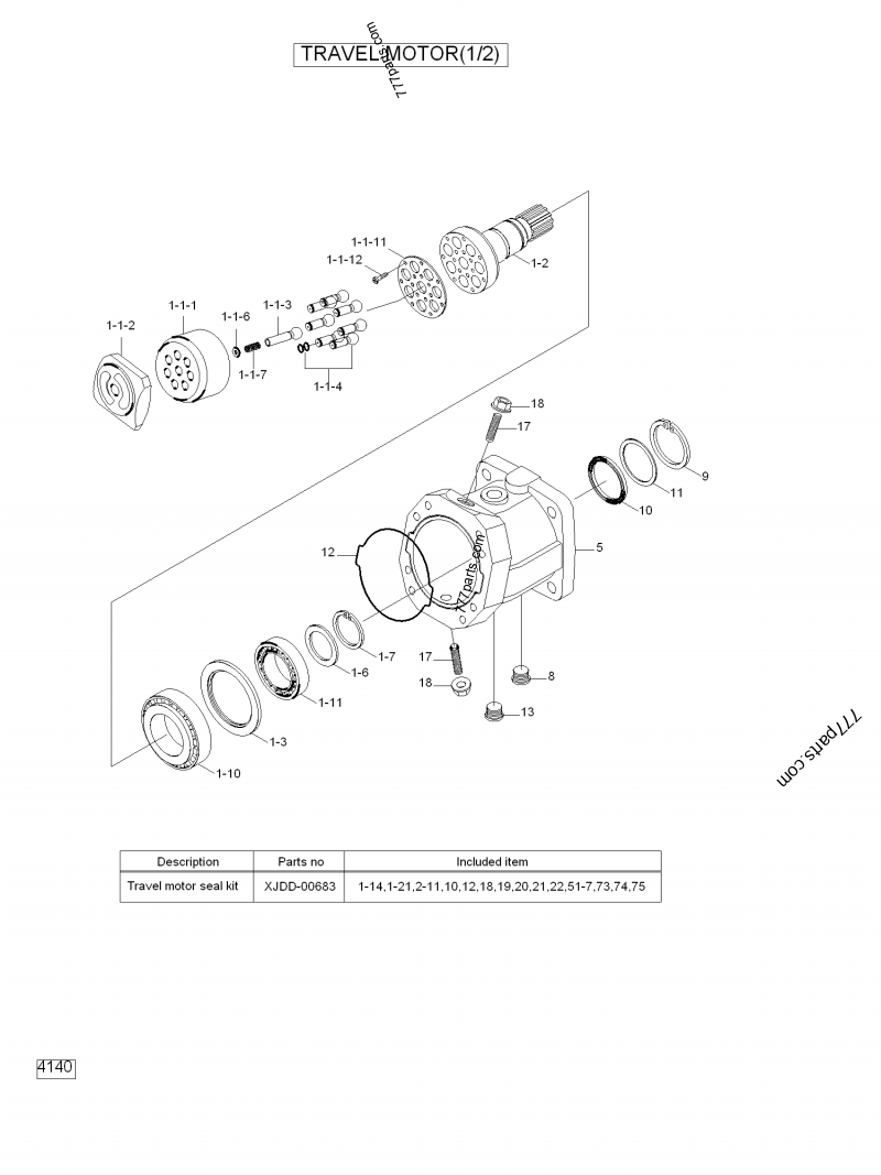 XJDD-00216 SHAFT-DRIVE - xjdd00216 - Hyundai spare part | 777parts.com