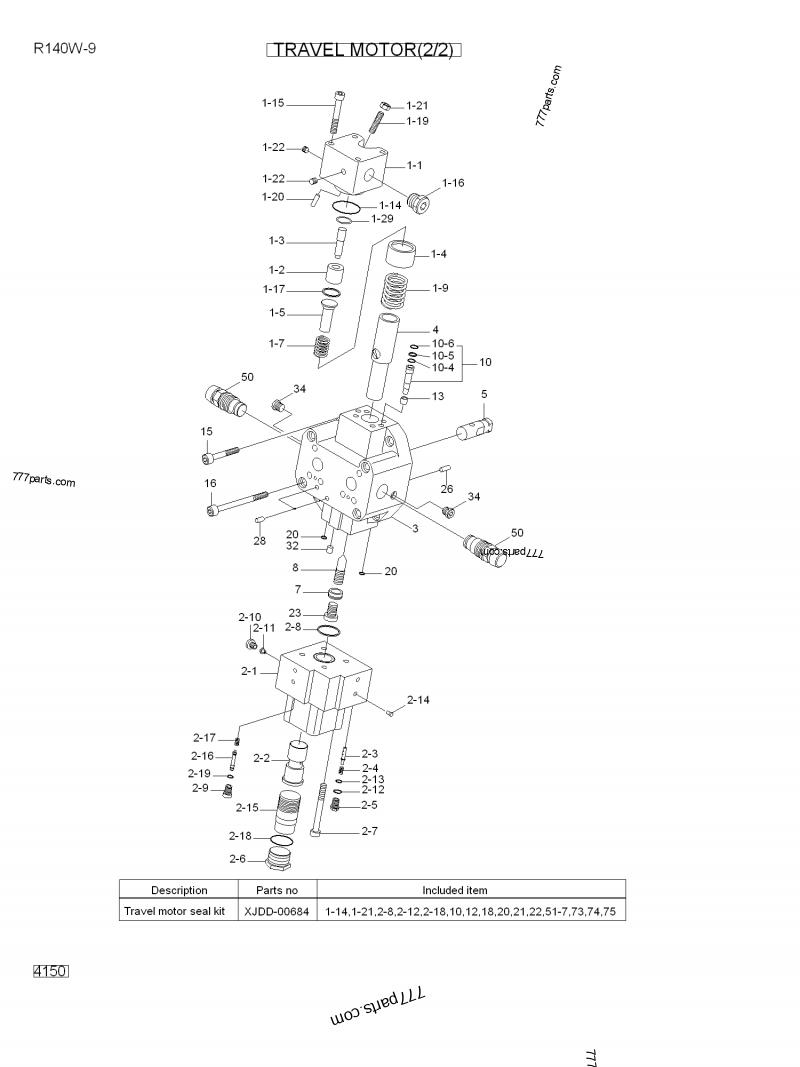 XJDD-00329 RING-BACK UP - xjdd00329 - Hyundai spare part | 777parts.com