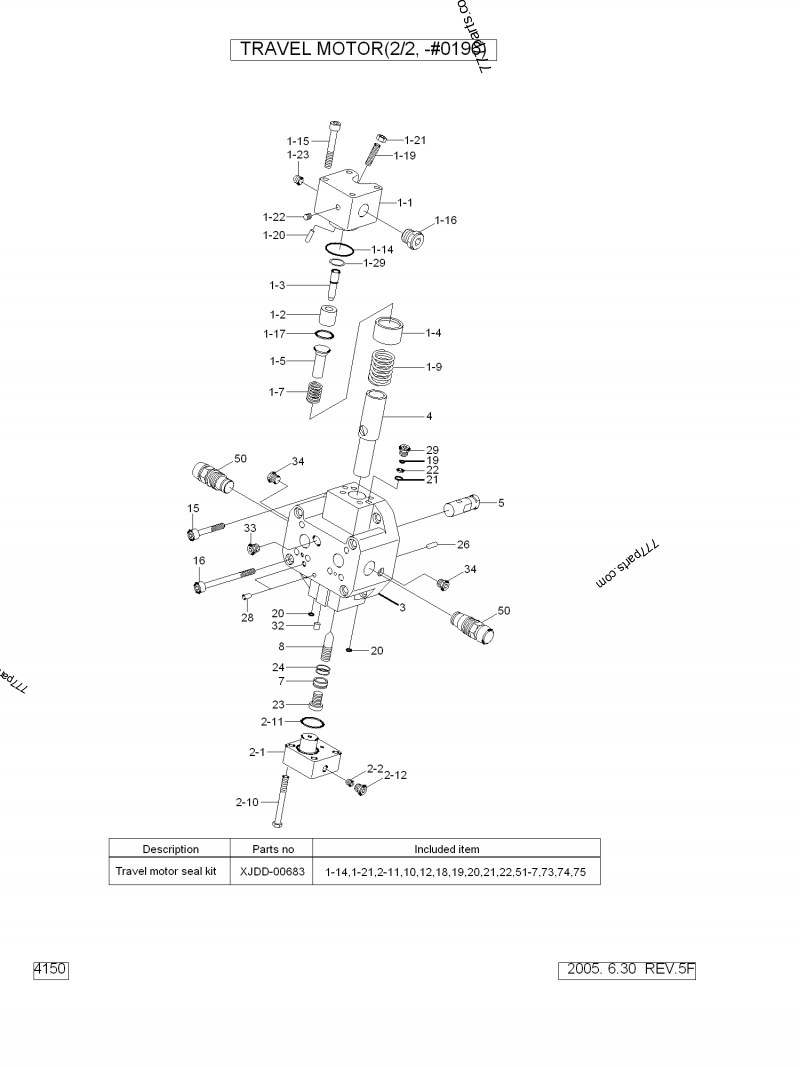 XJDD-00329 RING-BACK UP - xjdd00329 - Hyundai spare part | 777parts.com