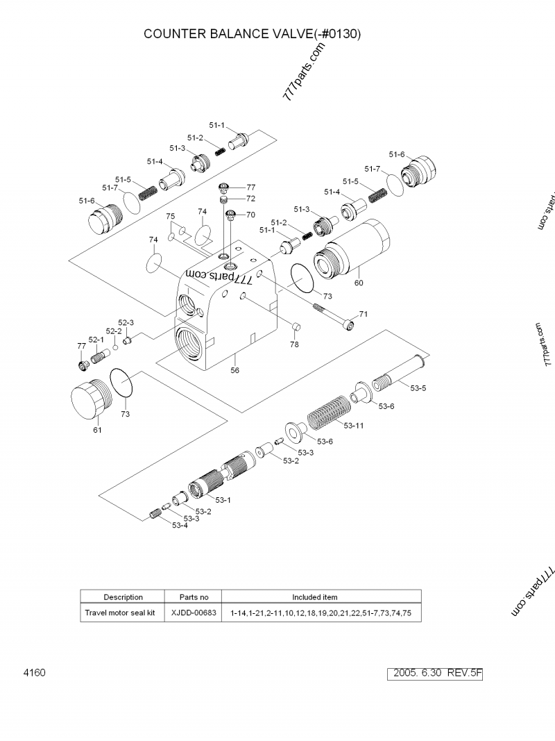 XJDD-00683 SEAL KIT - xjdd00683 - Hyundai spare part | 777parts.com
