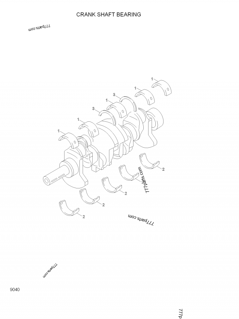 21213-23230 BEARING-C/SHAFT LO - 2121323230 - Hyundai spare part ...