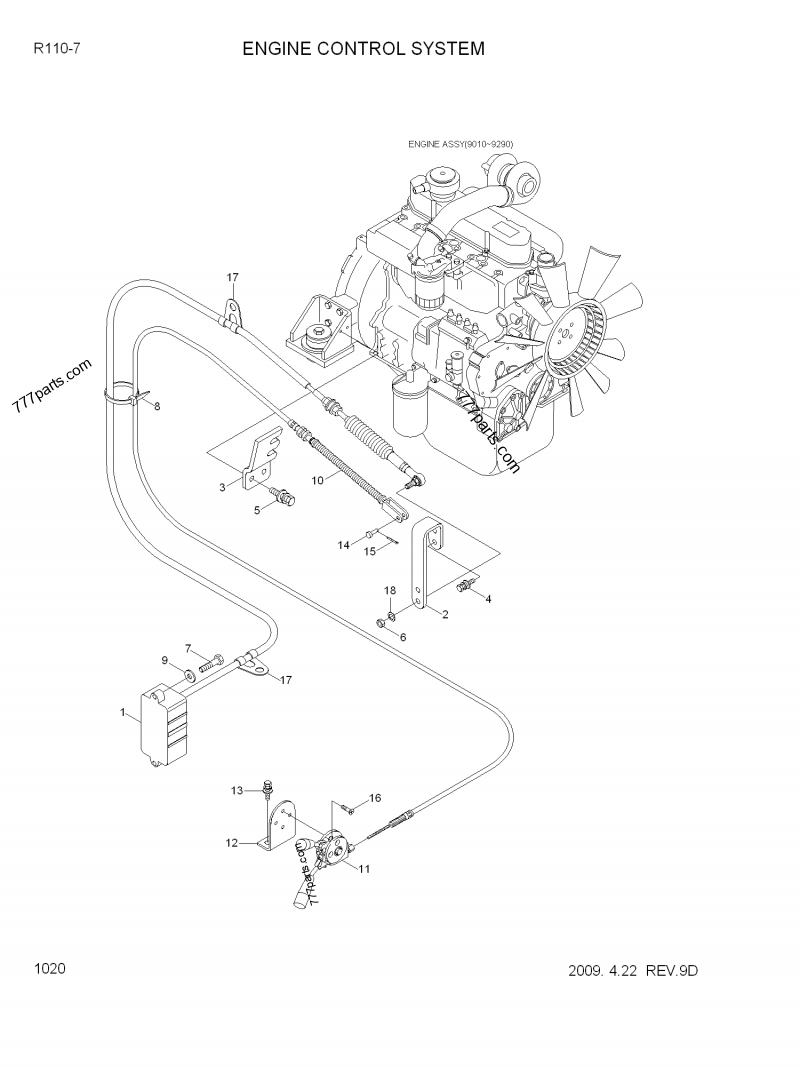 21EN-32260 ACCEL ACTUATOR - 21en32260 - Hyundai spare part | 777parts.com