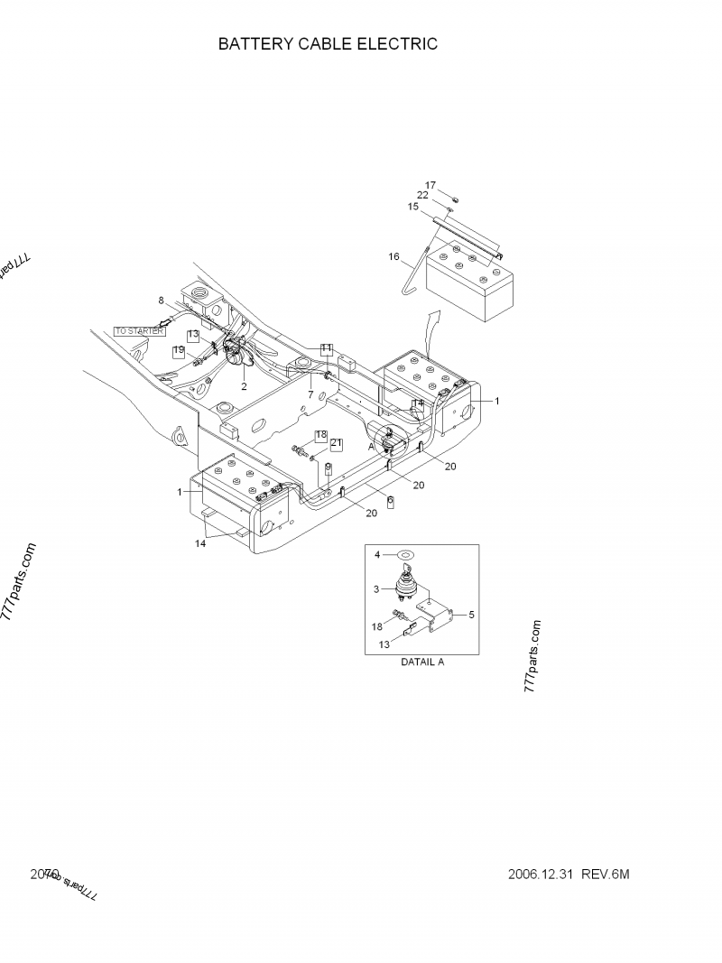 21L1-1012 BATTERY - 21l11012 - Hyundai spare part | 777parts.com