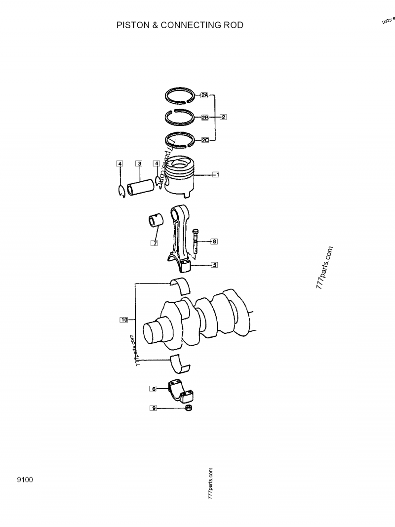 23400-83411 PISTON ASSY - 2340083411 - Hyundai spare part | 777parts.com