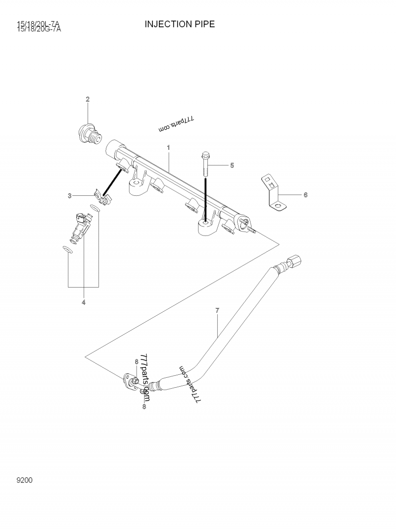 31320-2C600 TUBE ASSY-FUEL UNION - 313202c600 - Hyundai spare part ...