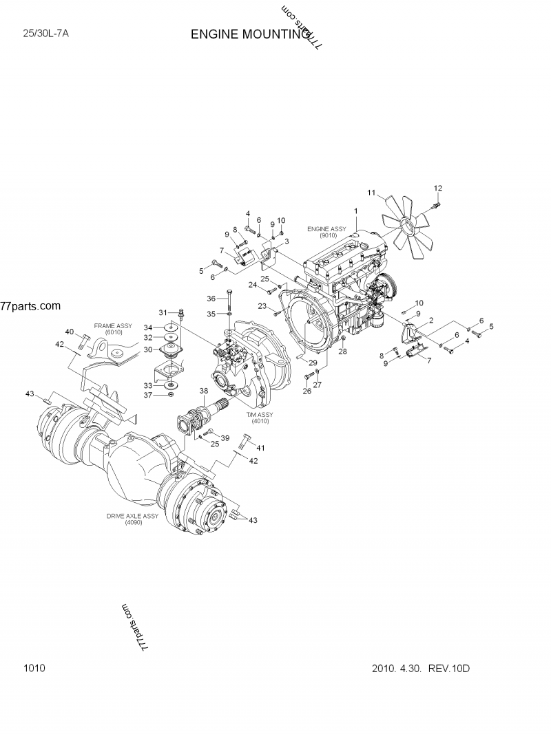11HF-60501 ENGINE ASSY - 11hf60501 - Hyundai spare part | 777parts.com